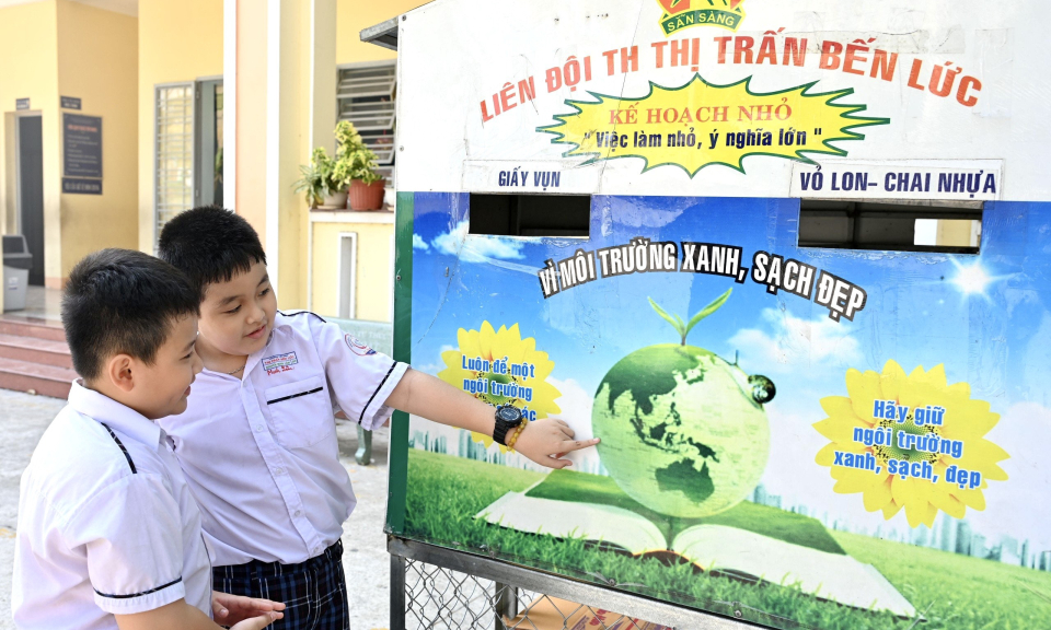 Đội viên Thiếu niên Bến Lức kế hoạch nhỏ, ý nghĩa lớn - Báo và phát ...